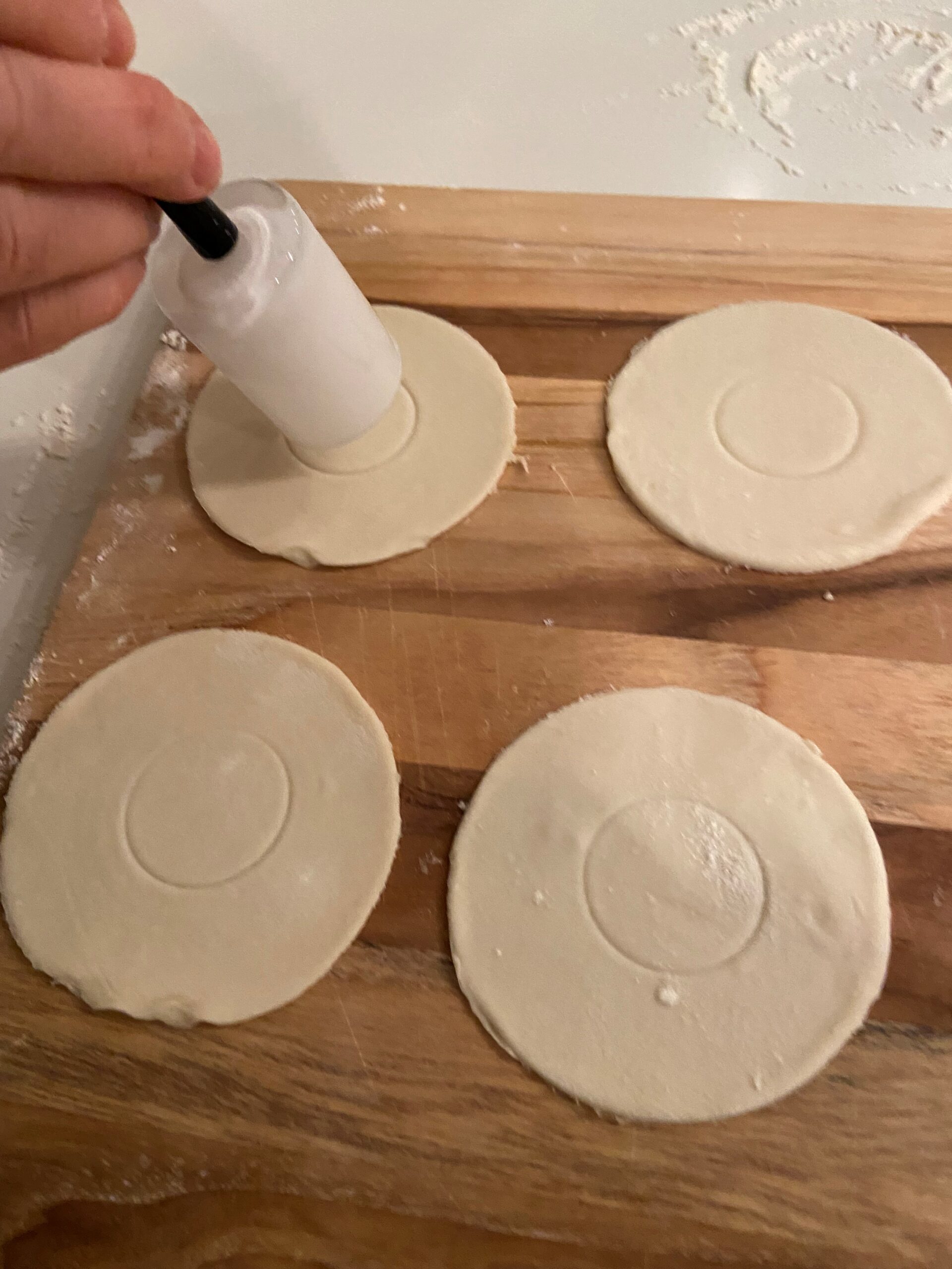 Easy savory puff pastry florets: goat cheese appetizer you'll love