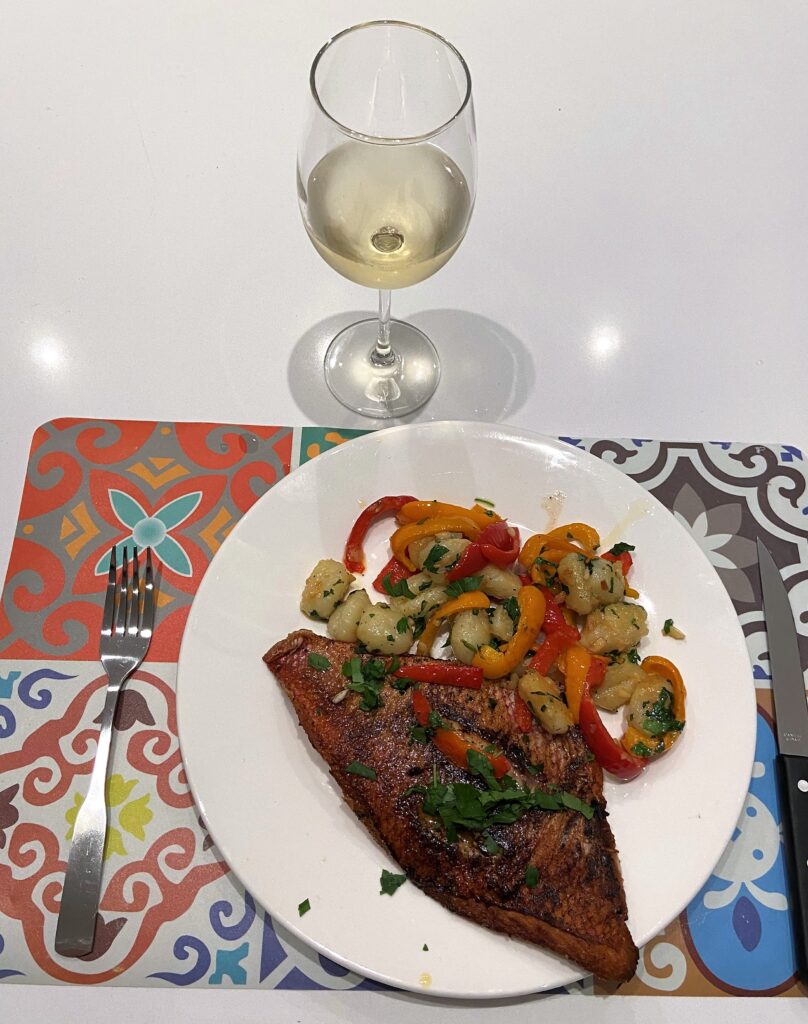Peperonata-style Red Snapper With Gnocchi Recipe